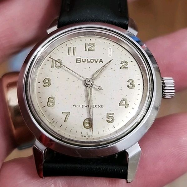 Classic BULOVA 1962 Jet Clipper Automatic Mens Watch In Stainless Steel ...