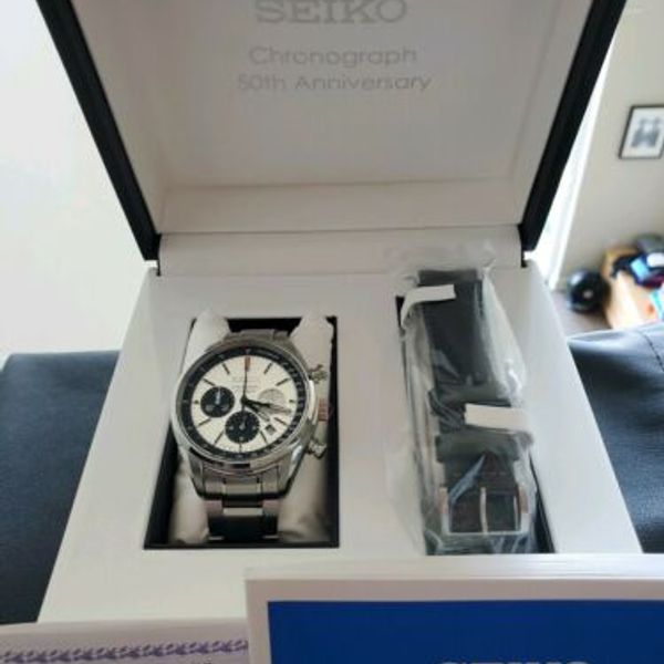 Seiko Brightz SDGZ013 Automatic Chronograph 50th Anniversary Panda ...