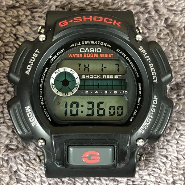 Casio G-Shock 3232 Men DW-9052 Sport Black 46mm Quartz Digital Watch ...