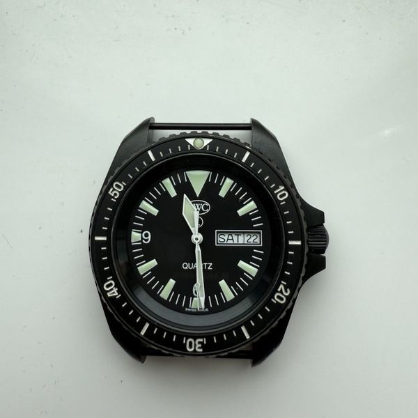 CWC SBS Divers Quartz Watch, Day/Date, Black (SF300 QS120-DD) w/ 007 ...
