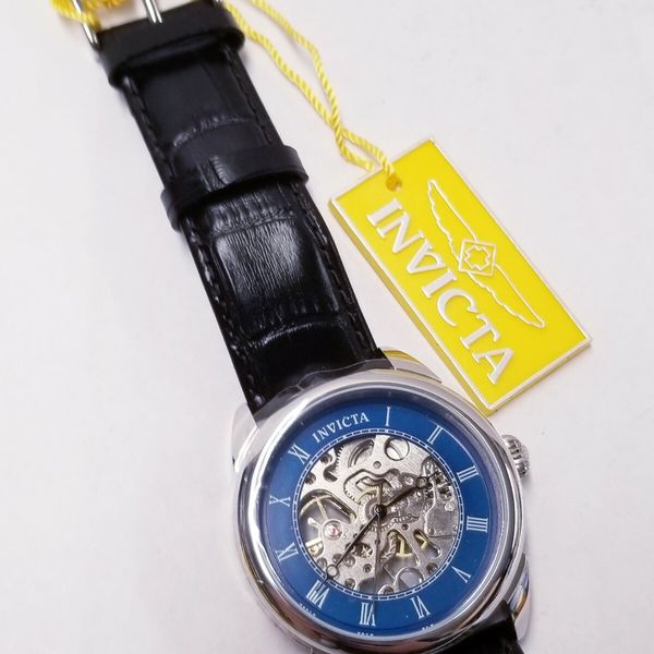 INVICTA Specialty Men's Mechanical Skeleton White/Silver Watch Model ...