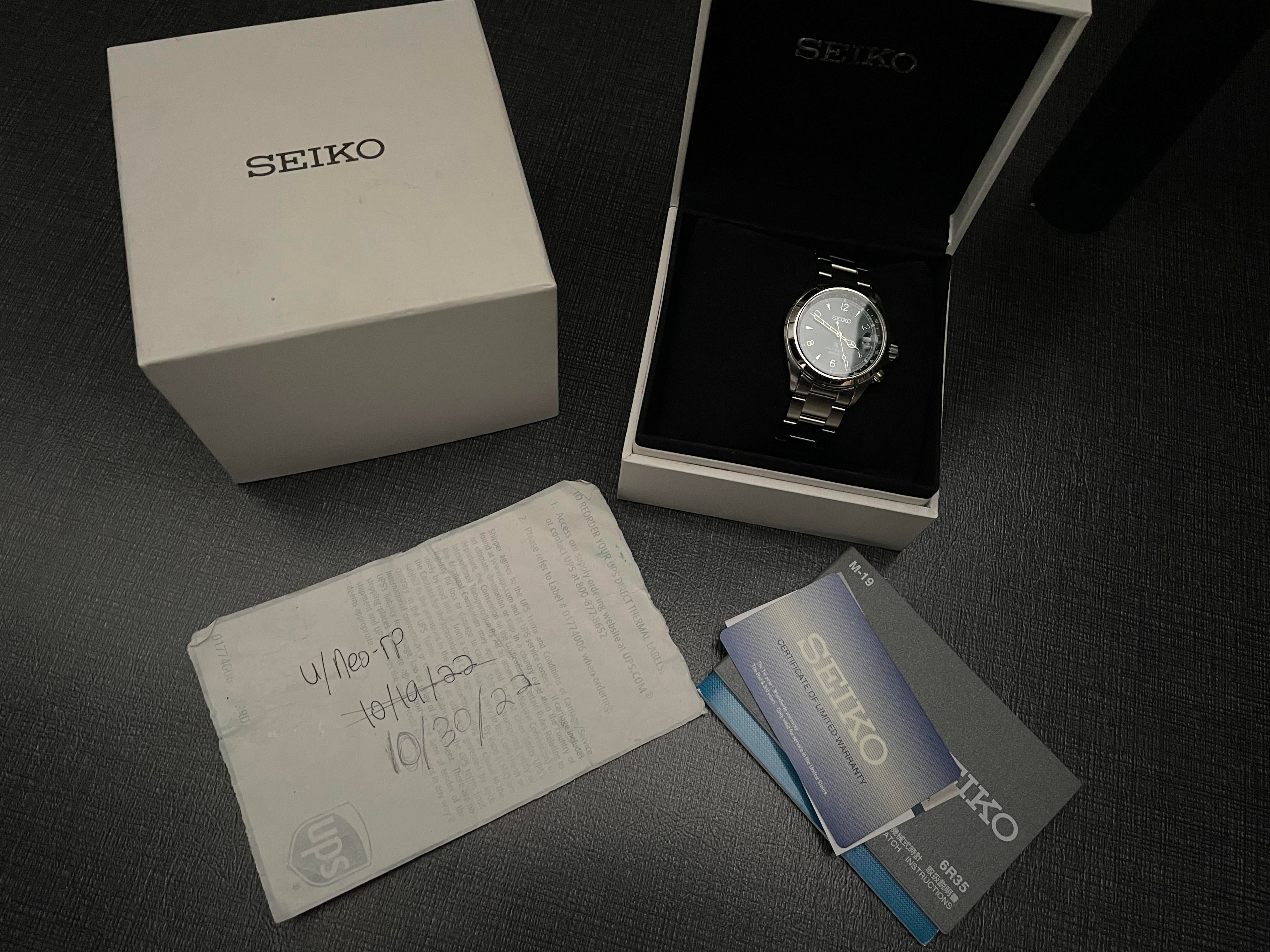 [WTS] Seiko SPB197J1 Prospex Alpinist “Mountain Glacier” | WatchCharts