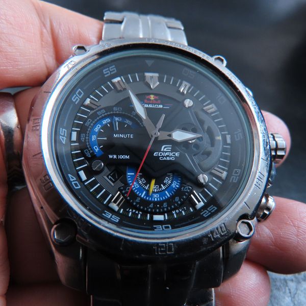 EF-550 Casio Edifice Red Bull Racing Chrono Quartz Men Watch (Need ...