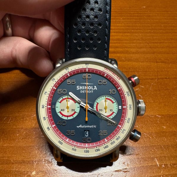 Shinola Canfield Lap 04 Limited Edition Wrist Watch 135/300. w/ Box ...
