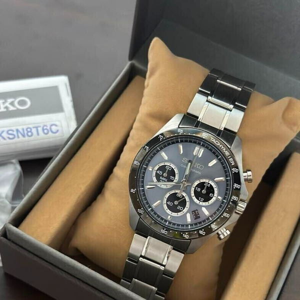 Seiko Spirit SBTR027 Chronograph Quartz Men's Watch Stainless Steel ...