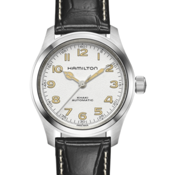 New Hamilton Khaki Field Murph Automatic White Dial Men's Watch ...