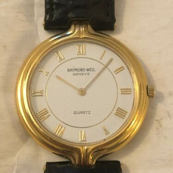 Raymond Weil Geneve Model 3729 - 18k Gold Electroplated Mens Watch ...