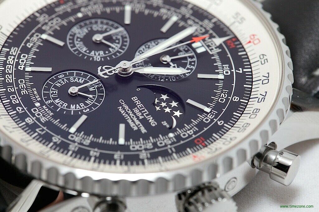 BREITLING Navitimer 1461 A19380 Limited Edition w. 48mm Case, Moonphase ...