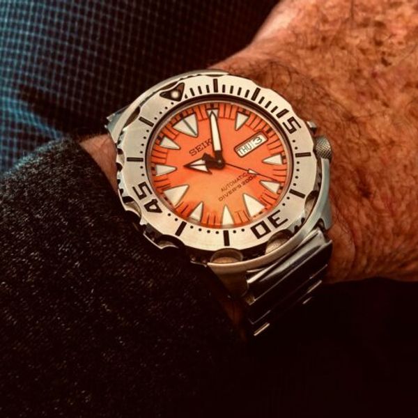 Seiko Orange Monster 2nd Generation SRP309 | WatchCharts Marketplace