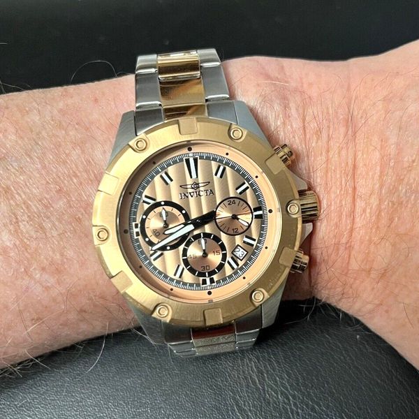 Invicta Specialty Mens Trinite Glow Quartz Watch Chronograph 15605 MINT ...