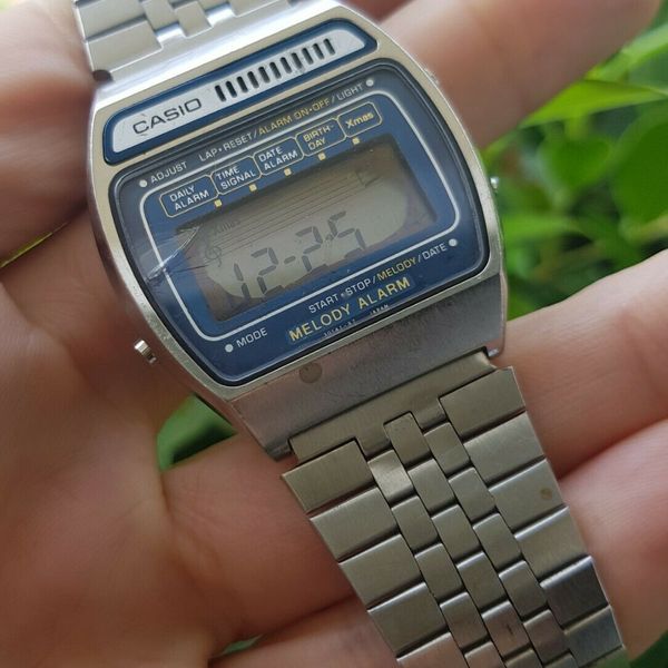 Vintage Collectors Casio Melody Alarm Mod 82 H104 Japan Digital Watch ...