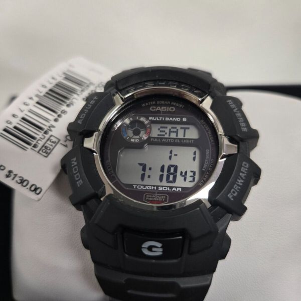 Casio G-Shock Men's Tough Solar Atomic Digital Resin Sport 46mm Watch ...
