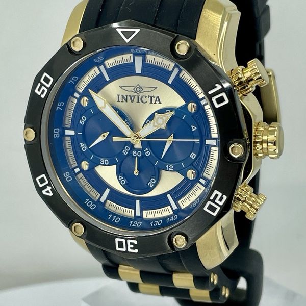 Gents Stainless Steel 50mm INVICTA Chronograph Pro Diver model 30079 ...