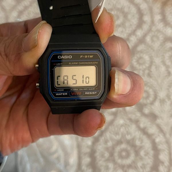 100% Genuine Authentic & Original Casio F91W Wrist Watch VINTAGE F91 ...