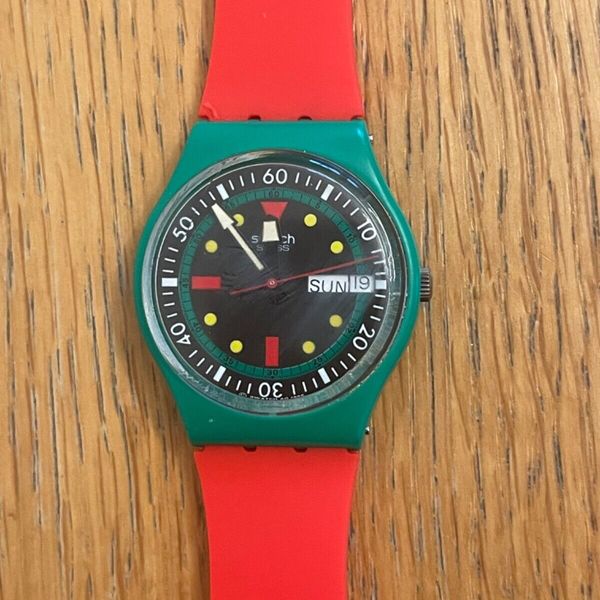 Swatch Emerald Diver GG703 | WatchCharts Marketplace