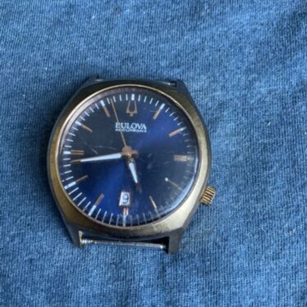 Bulova Accutron II Surveyor Rose Gold Case, Blue Date Dial ...