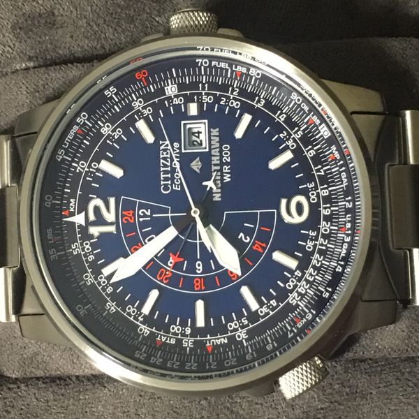 Citizen Nighthawk Blue Dial BJ7000-52L | WatchCharts Marketplace
