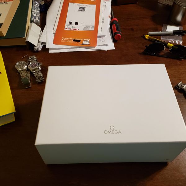 [WTS] Omega Wooden Box + White Outer Box | WatchCharts Marketplace