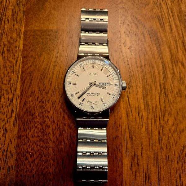 Mido All Dial Chronometer Automatic White Dial Stainless Steel Watch ...