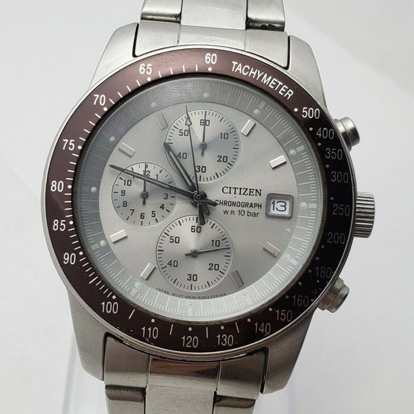 Citizen Men's chronograph W.R.10 bar 0510-K001340 | WatchCharts