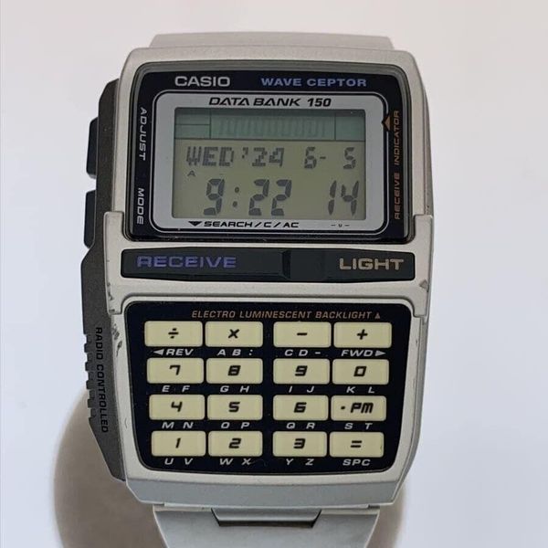 CASIO Data Bank DBC-W151 Black Men's Digital Watch | WatchCharts ...