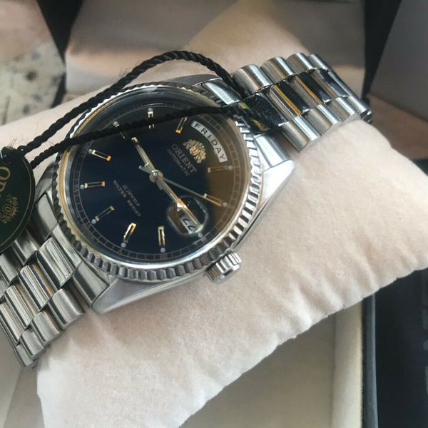Orient Day Date Automatic Black Dial Presidents HOMAGE ,Very Rare ...