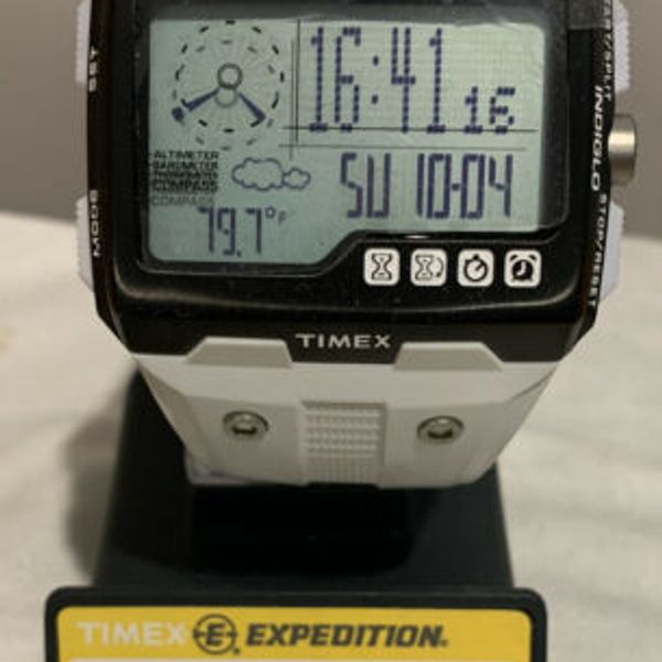 Timex Expedition WS4 T49759 Indiglo WR 50M 4-Sensor Digital Men's Watch ...