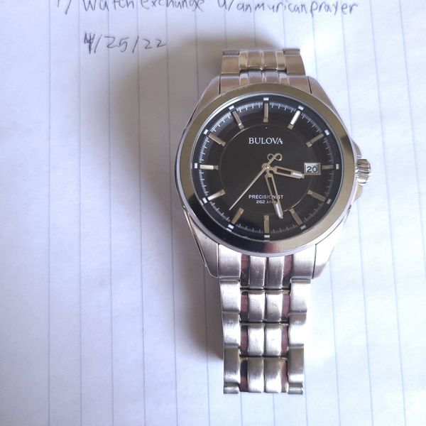 [WTS] Bulova Precisionist 96B252 $125 | WatchCharts