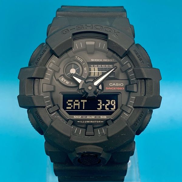 CASIO G-SHOCK GA-735A-1A 35th ANNIVERSARY BIG BANG BLACK Boxed ...