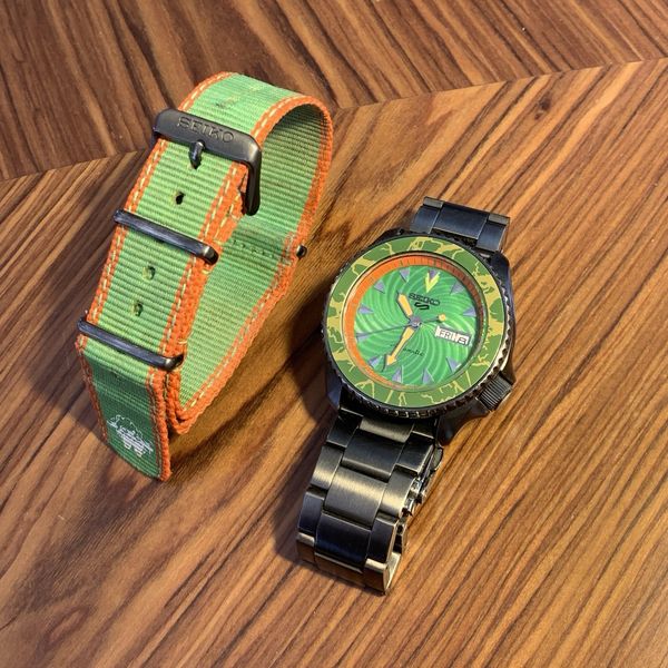 Limited Edition Seiko Blanka Street Fighter Watch 1/10000 Automatic ...