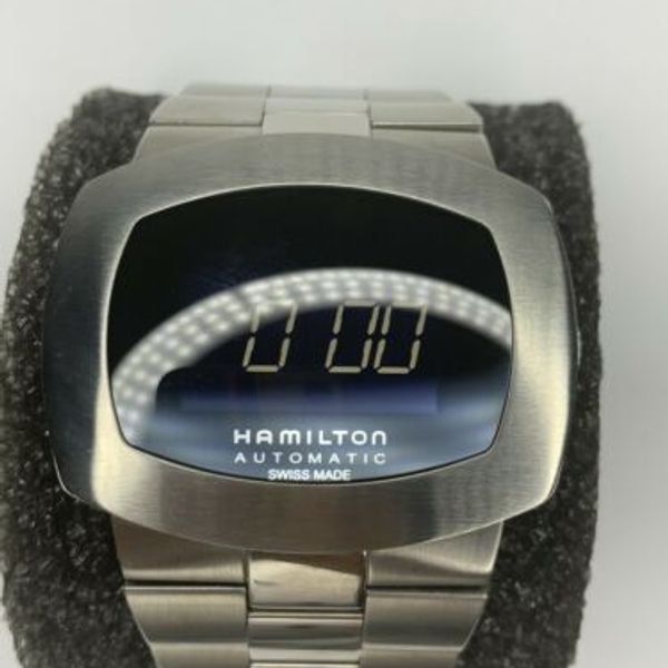 Hamilton Pulsomatic Automatic Digital Mens Swiss Watch-Very Rare ...