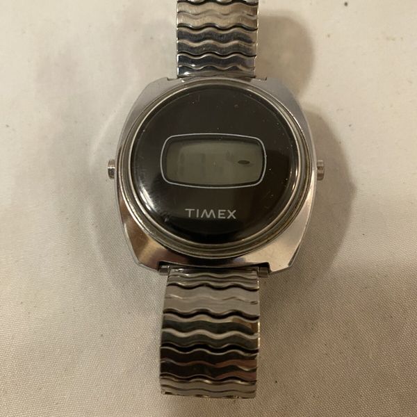 Vintage Timex Digital H Cell Watch Running For Parts / Repair READ ...