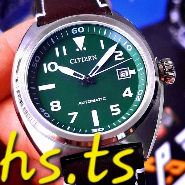 CHEAPEST???? Citizen Flieger Green 40mm Automatic Pilots Watch ...
