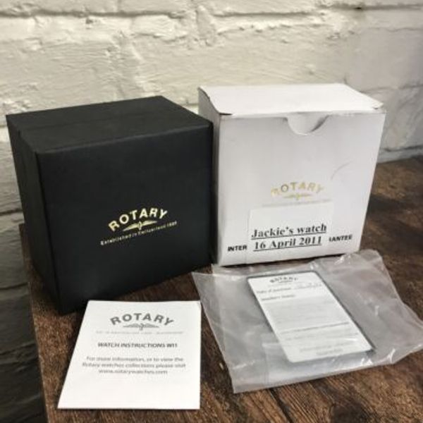 Rotary Ladies Watch box And Instructions With Card | WatchCharts ...