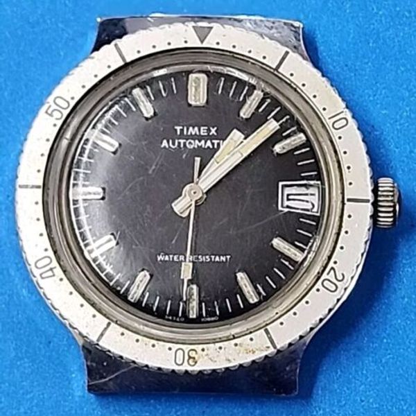 Vintage Timex 34320 10880 Men's Automatic Wristwatch Great Britain ...