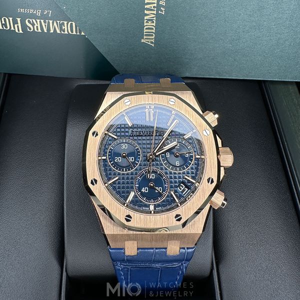 Audemars Piguet 26240OR.OO.D315CR.01 Royal Oak Chronograph Blue Dial ...