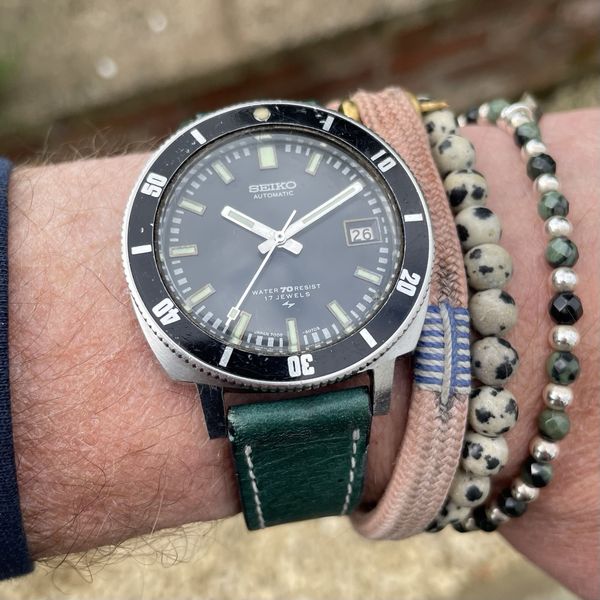 Nice vintage 1970's Seiko 7005-8052 poor man's 62MAS 70M 17J divers watch | WatchCharts Marketplace