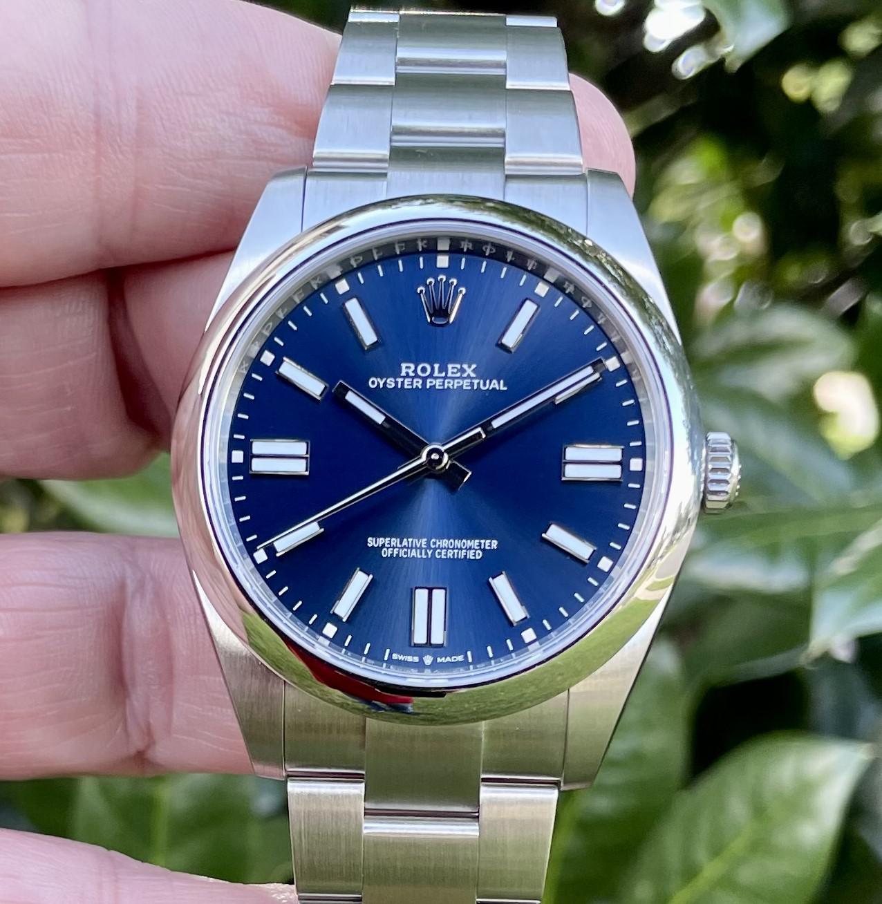 [WTS] Rolex Oyster Perpetual OP41, 124300 - blue sunburst, BNIB/Unworn ...