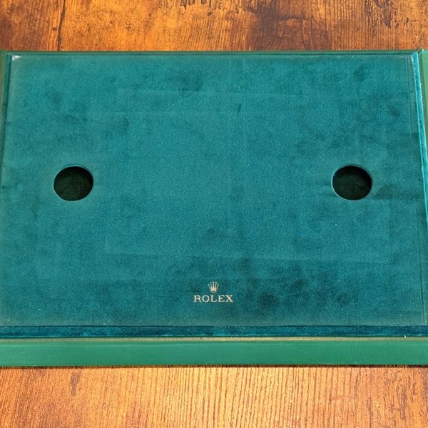 Original Rolex, Leather and Suede, Display Tray. Good Condition ...