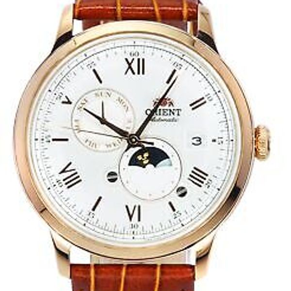Orient Bambino Version 9 Classic Sun And Moon Phase RA-AK0801S00C 30M ...