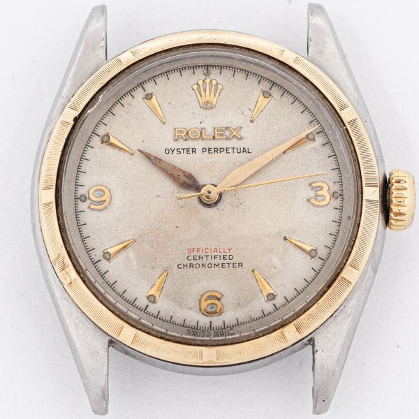 Rare Rolex 6085 Big Bubbleback with RED Officially Writing on Dial ...