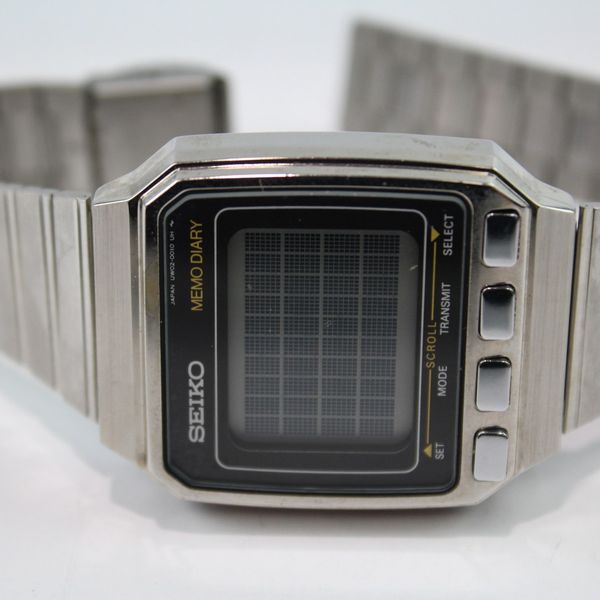 Mens Seiko Memo Diary Digital Watch Quartz Ref. UW02-0010 Working ...