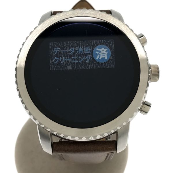 [Used] Fossil gen3 smartwatch q explorer/digital/leather/BRW/with box ...