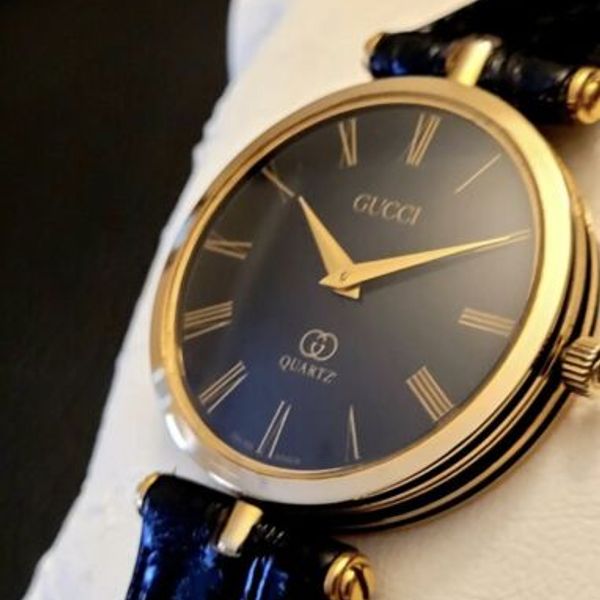 RARE Vintage Gucci 2000M Black Dial Watch | WatchCharts Marketplace