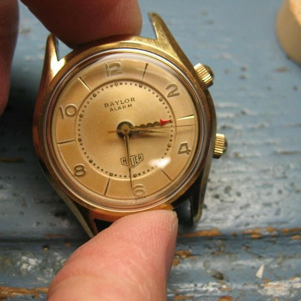 Vintage Men Two Tone (Baylor) Heuer Alarm Watch | WatchCharts Marketplace