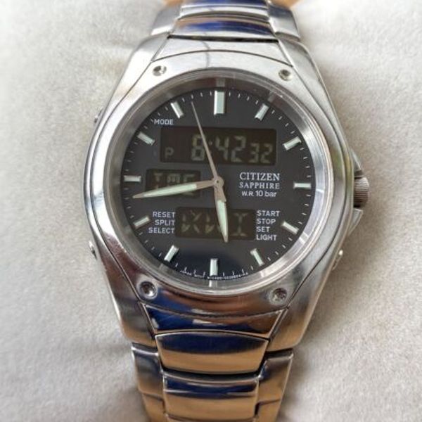 Citizen Promaster Marinaut C460 Alarm Chronograph Sapphire Crystal ...