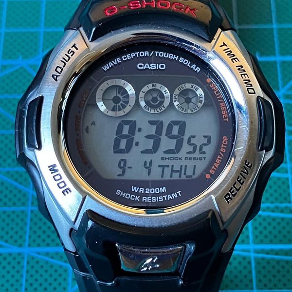 Casio G-Shock GW-500A Solar Powered Wave Ceptor Digital Water Resistant ...