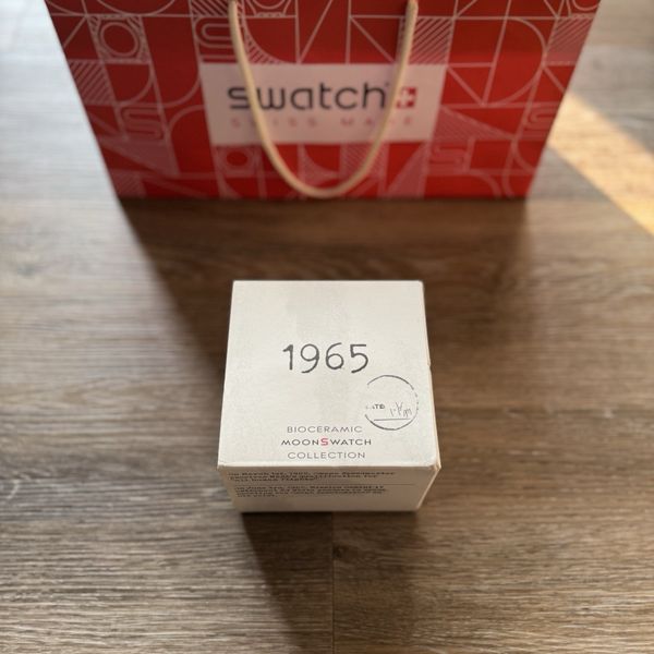 Omega x Swatch | Moonswatch 1965 Edition | WITH RECEIPT ð | WatchCharts ...