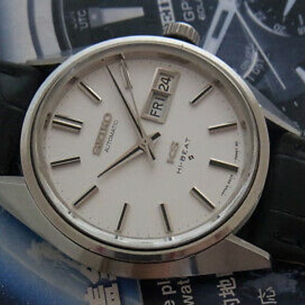RARE VINTAGE KING SEIKO HI-BEAT DAT/DATE 5626-7110 AUTOMATIC 25 JEWELS WATCH | WatchCharts ...