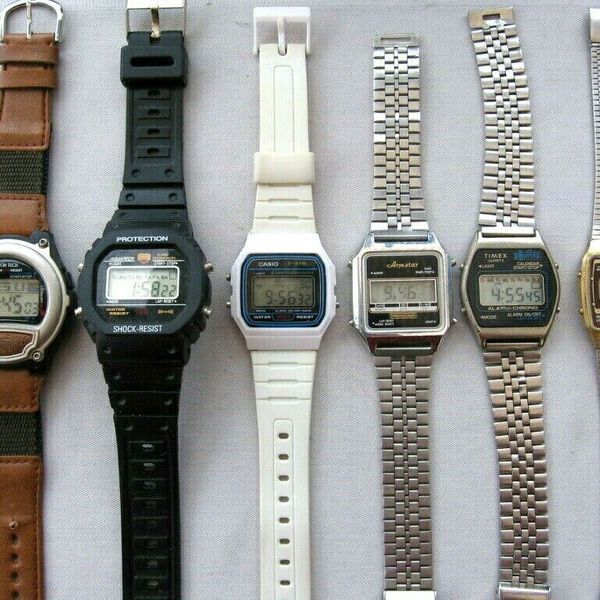 6 Mens digitals: Zeon,Aquatech,Casio,Armstar,2 Timex,5 are working ...